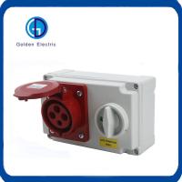 China 415V IP44 Industrial Plug And Socket Four Hole With Multi Function for sale