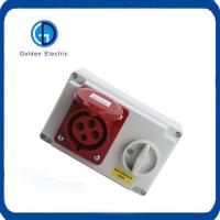 China 415V IP44 Industrial Plug And Socket Four Hole With Multi Function for sale