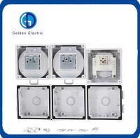 China 1gang Switch 2ghang EU Socket with USB Function Waterproof Wall Switch and Socket for sale