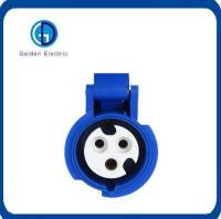 China Waterproof 3p Industrial Plug Socket Electrical Connector Durable Rated Current 16A / 32A for sale