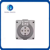 China 10A 20A 32A 40A 50A 4pins Round Surface Sockets Australia Standard Socket Outlets 500V IP66 Industrial Plug and Socket for sale