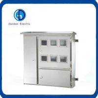 China Three Door Stainless Steel Electric Meter Box Surface/Flush Type Multi-Function Mechanical Enclosure for sale
