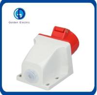 China IP44 4p Surface Mounted Industrial Power Socket For Headphone Plug Function for sale