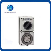China Au Standard IP66 500V 20A 32A Waterproof 3pin 4pin 5pin Round Combination Switch Socket for sale