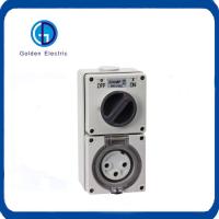 China 500V Industrial Waterproof Combo Switch and Sockets 56CV332 for Australia Standard for sale