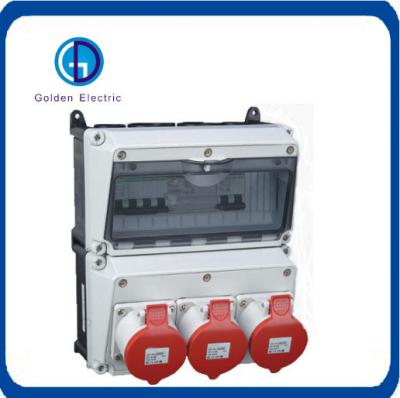China IP67 Shell Protection Grade Portable Combination Socket Board Box for Power Plants for sale