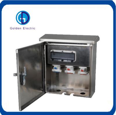 China IP67 IEC Standard Staninless Steel Power Combination Socket Box White for Industrial for sale