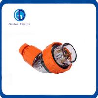 China IP66 3 Phase 500V 40A 3/4/5 Pin Waterproof Australian Angled Plug Electrical Industrial Plug for sale