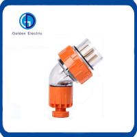 China IP66 3 Phase 500V 40A 3/4/5 Pin Waterproof Australian Angled Plug Electrical Industrial Plug for sale