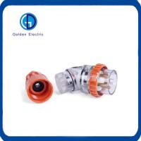 China IP66 3 Phase 500V 40A 3/4/5 Pin Waterproof Australian Angled Plug Electrical Industrial Plug for sale