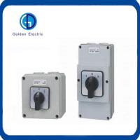 China 500V 3 Phase Square Changeover Switch IP66 Australia Standard 20A 32A 40A 63A Waterproof Industrial for sale