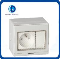 China Porous Surface Mounted Waterproof Socket Series French Standard Number of Holes IP55 1gang for sale