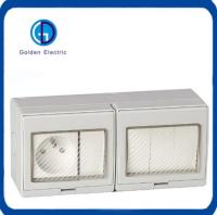 China Porous Surface Mounted Waterproof Socket Series French Standard Number of Holes IP55 1gang for sale