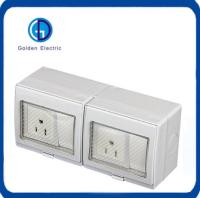China Different sizes and specifications American Type 2gang Switch 1gang Electrical Socket for sale