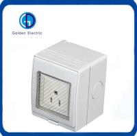 China PC Panel and Copper Silver Alloy Inside Max. Voltage 110V-250V 2 Gang American Standard Socket for sale