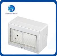 China PC Panel and Copper Silver Alloy Inside Max. Voltage 110V-250V 2 Gang American Standard Socket for sale