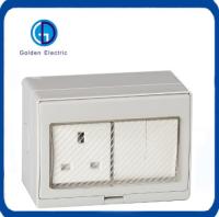 China 2 Gang Porous 13A/250V British Standard Socket with Standard Grounding for sale