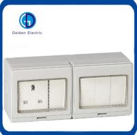 China 2 Gang Porous 13A/250V British Standard Socket with Standard Grounding for sale