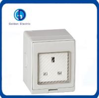 China 13A 4 Gang Switch 1 Gang IP55 British Standard Weatherproof Electrical Socket for Outdoor for sale