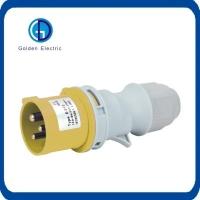 China Industrial IP55 110V 32a Interlocked Socket White Blue for Power Supply for sale