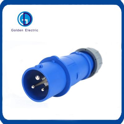 China 16A Waterproof Outdoor Industrial Plug And Socket Interface Type AC/DC for sale