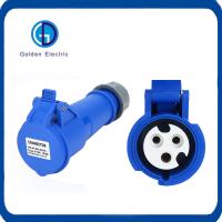 China IP44/IP67/IP55 Waterproof Coupler 3p E 4 Pins 16A 32A Industrial Plug and Socket Male Female Connector with Cover 220V 240V for sale