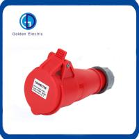 China IP44/IP67/IP55 Waterproof Coupler 3p E 4 Pins 16A 32A Industrial Plug and Socket Male Female Connector with Cover 220V 240V for sale