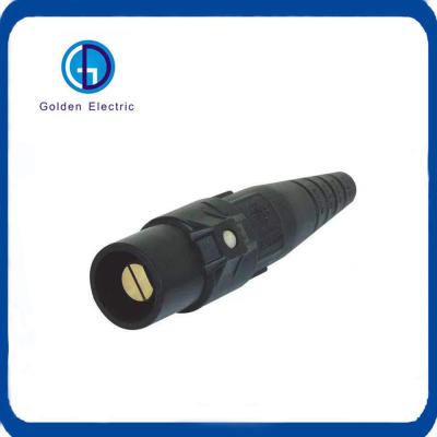 China 600VAC Camlock Male Female Single Pole Inline Connectors Blue Yellow Red Green Black White for sale
