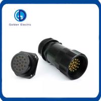 China Multipin Electrical Plug Socket Connectors Safety Operation IP44 Panel Mounted Socket for sale