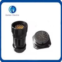 China Multipin Electrical Plug Socket Connectors Safety Operation IP44 Panel Mounted Socket for sale