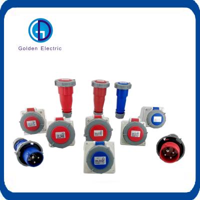 China IP44 IP67 Waterproof Industrial Plug And Socket for Industrial Applications for sale
