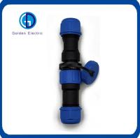 China 3P Blue Male And Female Plug IP68 5A Safety Operation With Low Frequency for sale