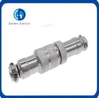 China 12mm 3 Phase Electrical Sockets Easy Installation Panel Connector Gx12 Cee IP67 plug for sale