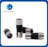 China Rg59 Coaxial Cable Male Connector Plug 500Hz IP67 Waterproof Panel Plug for sale