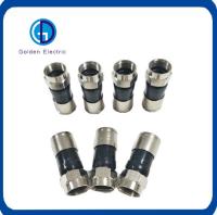 China Rg59 Coaxial Cable Male Connector Plug 500Hz IP67 Waterproof Panel Plug for sale