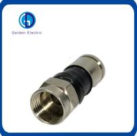China Rg59 Coaxial Cable Male Connector Plug 500Hz IP67 Waterproof Panel Plug for sale