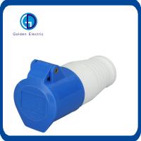 China Wall Mounted 240V Industrial Plug And Socket with Copper Nickel Plated for sale