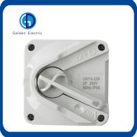 China US 2/Piece Samples Request Manual Weatherproof Isolator Switch 2p IP66 Waterproof for sale