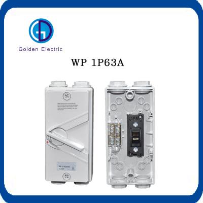 China Customized Request 1p-4p 20A-63A Industrial Ukf Isolator Switch with Customization Option for sale