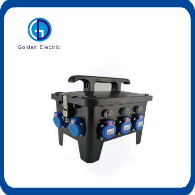 China PE Industrial Socket Box Power Distribution Charger With Integrated Combination for sale