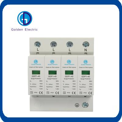 China 20ka-40ka 2p 3p 4p Surge Protector for Power System Lightning Protection on DIN Rail for sale
