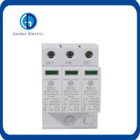 China AC System Surge Protector SPD 20ka-40ka 2p 3p 4p for Solar House 275V 385V 420V T1 T2 for sale