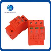 China 20ka SPD House Power Surge Protector 3p DC 1000V Protective Arrester Device DIN Rail Lightning Protection for sale