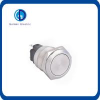 China 110V LED Voltage 110V Flat IP67 Waterproof Metal Push Button Switch for Electronic for sale