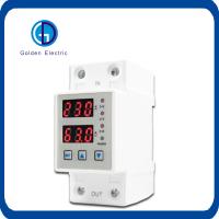 China ISO9001 Certification 63A Over Under Adjustable Single Phase Voltage/Current Protector for sale