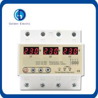 China ISO9001 Certification 63A Over Under Adjustable Single Phase Voltage/Current Protector for sale