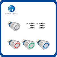 China 12mm 16mm 19mm 22mm 25mm 30mm Push Button Switch Customized Request DOT LED Type IP67 for sale