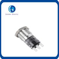 China Ring LED Type Push Switch with Durable Stainless Steel Shell Momentary and Waterproof for sale