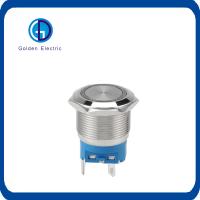 China Ring LED Type Push Switch with Durable Stainless Steel Shell Momentary and Waterproof for sale