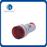 China 22mm AC LED Digital Voltage Current Meter Indicator Voltmeter Ammeter Frequency Meter for sale